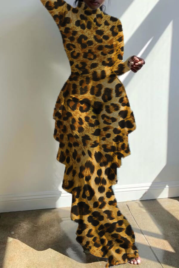 Lovely Trendy Leopard Printed One Piece Jumpsuitlovelywholesale
