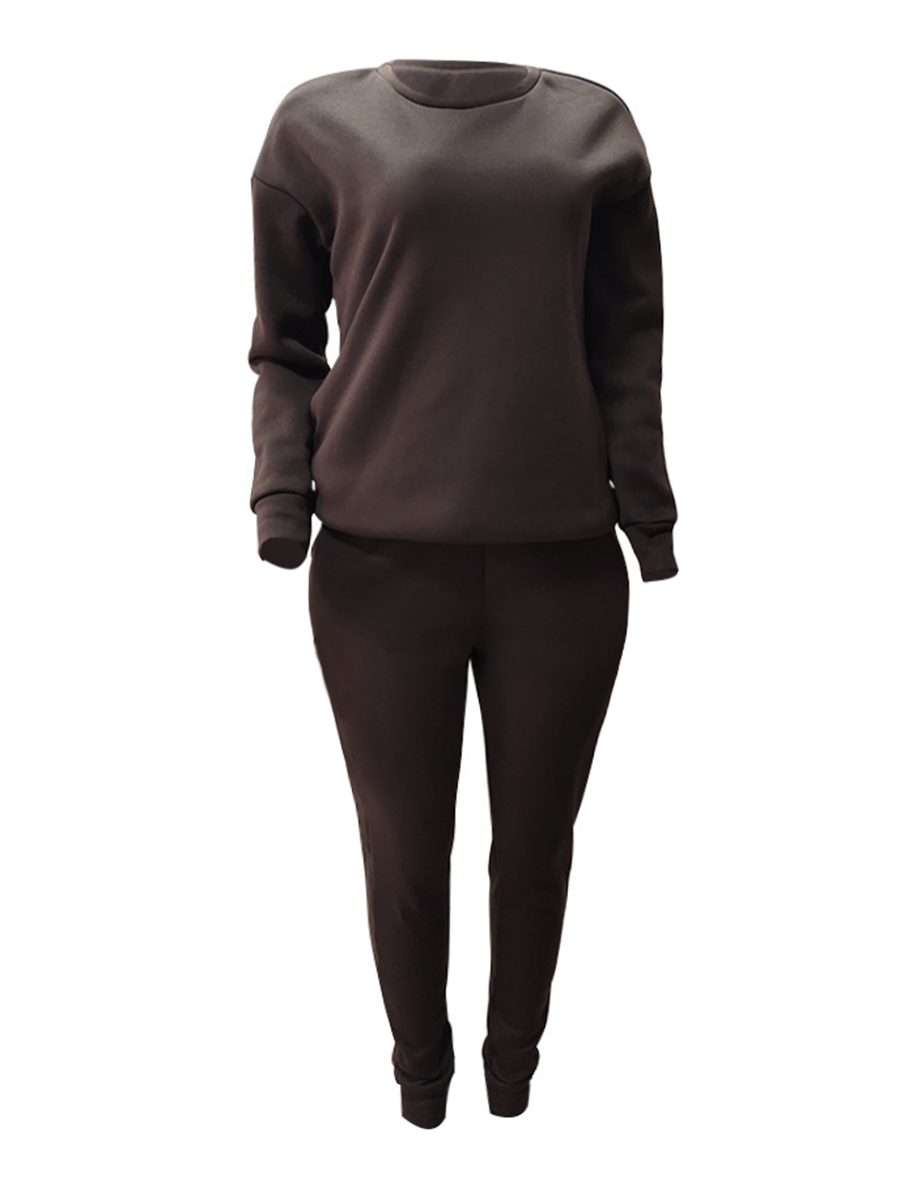 LW BASICS Round Neck Oversized Tracksuit Set Sale | LovelyWholesale