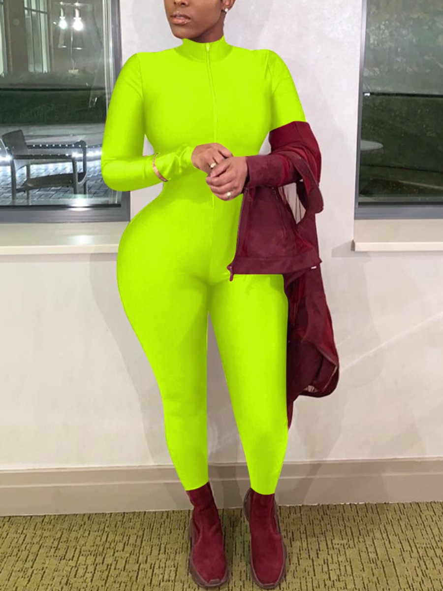 LW SXY Plaim Skinny Stretchy Jumpsuit Sale | LovelyWholesale